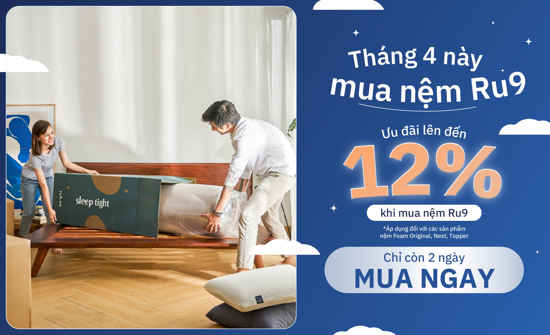 Mua Nệm | Mua đệm Online chính hãng Ru9 chất lượng, giá tốt