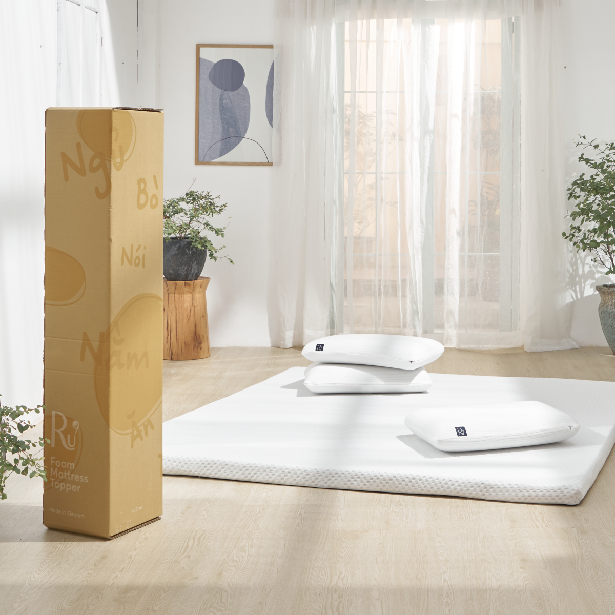 Gối Ôm Ru9 - Ngủ Ngon Với Chất Liệu Foam Độc Đáo | Ru9®